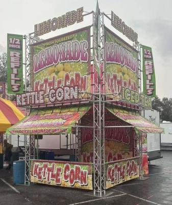 China Custom aluminum alloy frame suitable for outdoor advertising food stall for sale