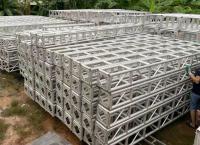 China Used 400*600mm Aluminum Alloy 6082-T6 Stage Truss with 300×300 Heavy Duty Triangle Lighting Gantry for sale