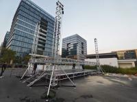 China Portable Aluminum Lighting Truss Durable Lightweight Modular Structure for Event Stage Exhibition Lighting Setup for sale