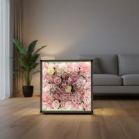 China Preserved Flower LED Floor Lamp Ambient Decorative Light for Living Room Bedroom Hot Selling in Africa Middle East Southeast Asia for sale
