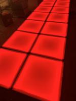 China LED Glass Floor Light High Brightness Stage Dance Floor Tile for Wedding Bar Event Hot Selling in Africa Middle East Southeast Asia for sale