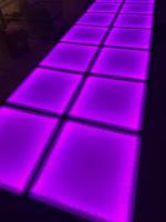 China LED Glass Floor Light High Brightness Stage Dance Floor Tile for Wedding Bar Event Hot Selling in Africa Middle East Southeast Asia for sale