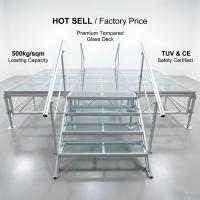 China Modular Aluminum Stage Platform with High Load-Bearing Tempered Glass and Lightweight Rigid Structure for Fast Assembly for sale