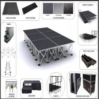 China Heavy-duty Pop Up Stage with Tool-free Quick Assembly, High Weight Capacity, and Customizable Size and Height for sale