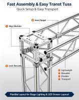 China 290x290mm Spigot Truss | 6082-T6 | Quick Connect Stage for sale
