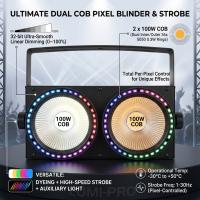 China 200W DMX512 COB Moving Light with RGB Pixel Dyeing for Professional Stage Blinder and LED Projection for sale