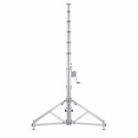 China 6M Heavy-Duty Aluminum Hand Crank Lighting Stand 250kg Load for Stage Events for sale