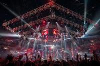 China Heavy Duty 390mm Square Aluminum Spigot Truss 6082-T6 for Arena Concert Rigging for sale