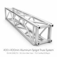 China 400x400mm EN AW-6082 T6 Aluminum Spigot Truss System with TUV Certification for Stage Lighting for sale
