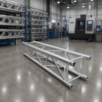 China 300x300mm Aluminum Spigot Truss with 6082-T6 Alloy and 4-Sided Diagonal Bracing for Stage Lighting Rig for sale