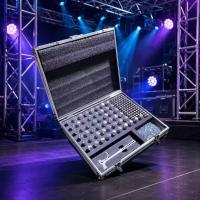 China 6061-T6 Aluminum Stage Truss Connector Kit with Custom Flight Case and Conical Spigot Couplers for sale
