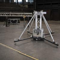 China 6m Ground Support Aluminium Stage Truss with 500kg Load Capacity and Sliding Sleeve Block for Line Array Lighting for sale