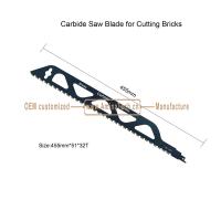 China Carbide Saw Blade for Cutting Bricks    Size:455mmx51x32T,Reciprocating for sale