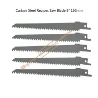 China Carbon Steel Reciprocating Saw Blade 6 Inch 150mm 7TPI for Wood Cutting Power Tool for sale