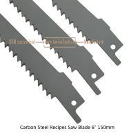 China Carbon Steel Reciprocating Saw Blade 6 Inch 150mm 7TPI for Wood Cutting Power Tool for sale