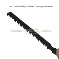 China T234X Carbon Steel Jig Saw Blade 100mm 6T 9T Laser Logo Print Bulk for sale