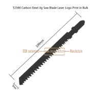 China T234X Carbon Steel Jig Saw Blade 100mm 6T 9T Laser Logo Print Bulk for sale