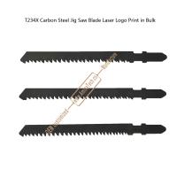 China T234X Carbon Steel Jig Saw Blade 100mm 6T 9T Laser Logo Print Bulk for sale