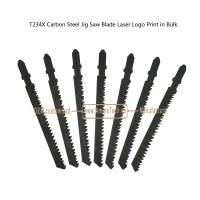 China T234X Carbon Steel Jig Saw Blade 100mmx8x6T for Wood Cutting Bulk Laser Logo for sale