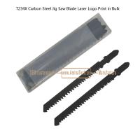China T234X Carbon Steel Jig Saw Blade 100mmx8x6T for Wood Cutting Bulk Laser Logo for sale
