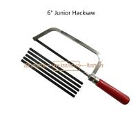 China 6 Inch Junior Hacksaw Carbon Steel Blade Hand Saw for Cutting Wood Plastic Metal for sale