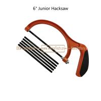 China 6 Inch Junior Hacksaw Carbon Steel Blade Hand Saw for Cutting Wood Plastic Metal for sale