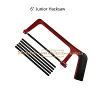 China 6 Inch Junior Hacksaw Carbon Steel Blade Hand Saw for Cutting Wood Plastic Metal for sale
