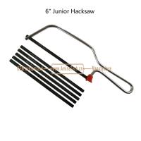 China 6 Inch Junior Hacksaw Carbon Steel Blade Hand Saw for Cutting Wood Plastic Metal for sale