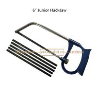 China 6 Inch Junior Hacksaw Carbon Steel Blade Hand Saw for Cutting Wood Plastic Metal for sale