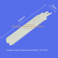 China Tungsten Carbide Tipped Reciprocating Saw Blade 150mm 6T for Cutting Screws for sale