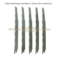 China Carbon Steel Reciprocating Saw Blade 9 Inch 225mm 5TPI for Wood Cutting for sale