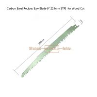 China Carbon Steel Reciprocating Saw Blade 9 Inch 225mm 5TPI for Wood Cutting for sale