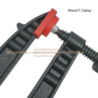 China Carbon Steel Wood F Clamp 120x300mm for Woodworking DIY Furniture Making for sale