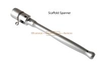 China Carbon Steel Scaffold Spanner 21mm Mirror Finish Socket Wrench for Construction for sale