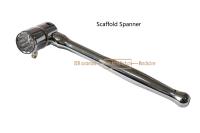 China Carbon Steel Scaffold Spanner 21mm Mirror Finish Socket Wrench for Construction for sale
