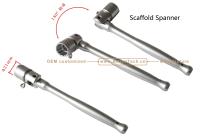 China Carbon Steel Scaffold Spanner 21mm Mirror Finish Socket Wrench for Construction for sale
