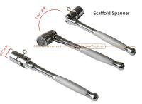 China Carbon Steel Scaffold Spanner 21mm Mirror Finish Socket Wrench for Construction for sale