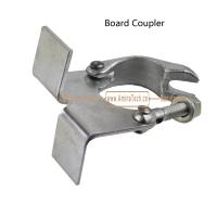 China Carbon Steel Board Coupler 48.3mm for Scaffolding Building Tools Electro-Dip Galvanized for sale