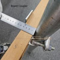 China Carbon Steel Board Coupler 48.3mm for Scaffolding Building Tools Electro-Dip Galvanized for sale