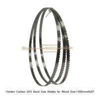 China Carbon SK5 Band Saw Blade for Wood 1400mm x 6mm x 6 TPI Cutting Soft Metal for sale