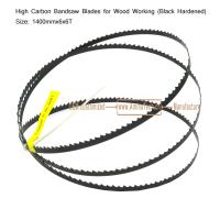 China High Carbon Bandsaw Blade for Wood Cutting 1400mm x 6mm 6 TPI Black Hardened SK5 for sale