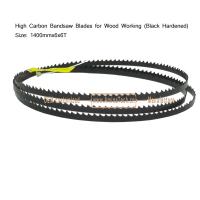 China High Carbon Bandsaw Blade for Wood Cutting 1400mm x 6mm 6 TPI Black Hardened SK5 for sale