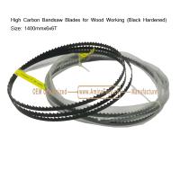 China High Carbon Bandsaw Blade for Wood Cutting 1400mm x 6mm 6 TPI Black Hardened SK5 for sale