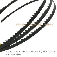 China High Carbon Bandsaw Blade for Wood Cutting 1400mm x 6mm 6 TPI Black Hardened SK5 for sale