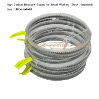 China High Carbon Bandsaw Blade for Wood Cutting 1400mm x 6mm 6 TPI Black Hardened SK5 for sale