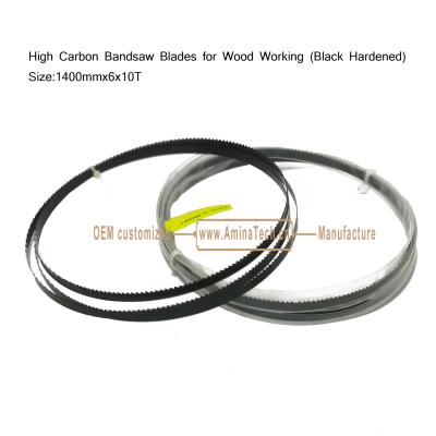 China High Carbon SK5 Bandsaw Blade 1400mm x 6mm x 10T for Wood and Soft Metal Cutting for sale