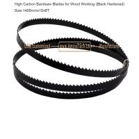 China Hardened Carbon SK5 Bandsaw Blade for Wood Cutting 1400mm x 10mm x 6T for sale