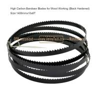 China Hardened Carbon SK5 Bandsaw Blade for Wood Cutting 1400mm x 10mm x 6T for sale