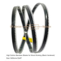 China Hardened Carbon SK5 Bandsaw Blade for Wood Cutting 1400mm x 10mm x 6T for sale