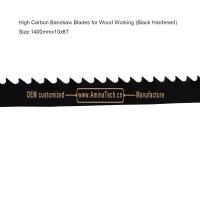 China Hardened Carbon SK5 Bandsaw Blade for Wood Cutting 1400mm x 10mm x 6T for sale
